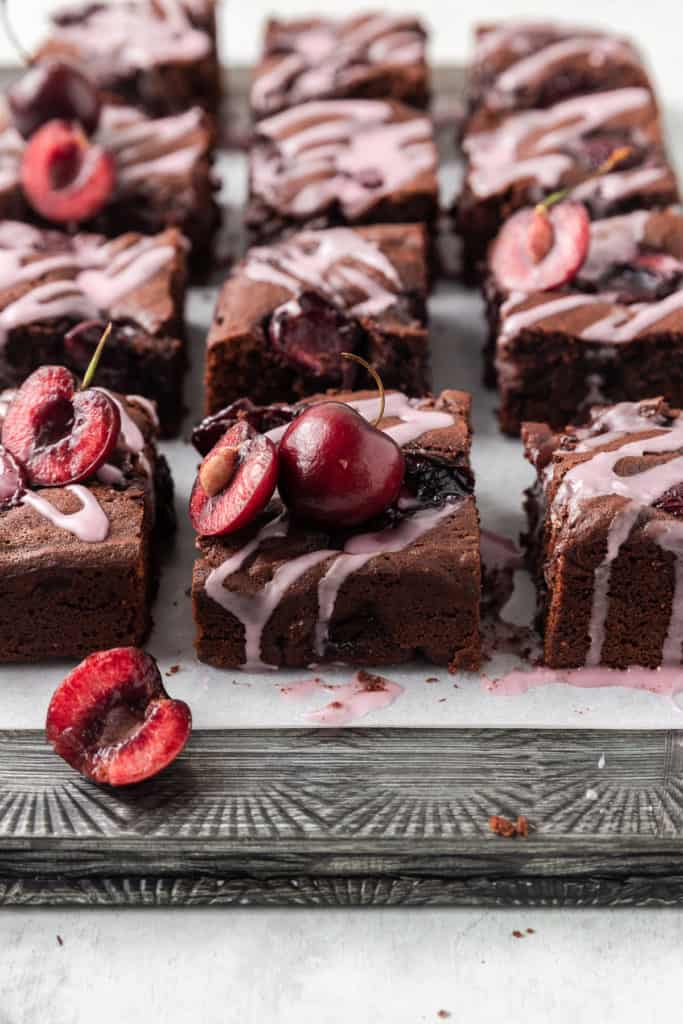 Chocolate Cherry Brownies | Emma Duckworth Bakes