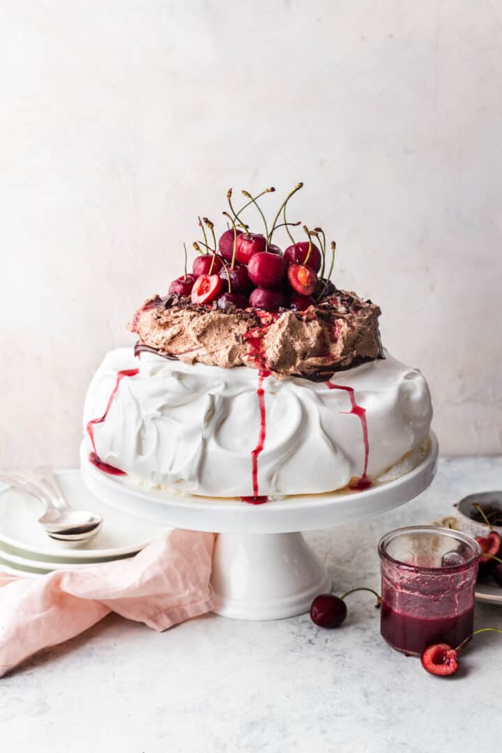 Black Forest Pavlova | Emma Duckworth Bakes