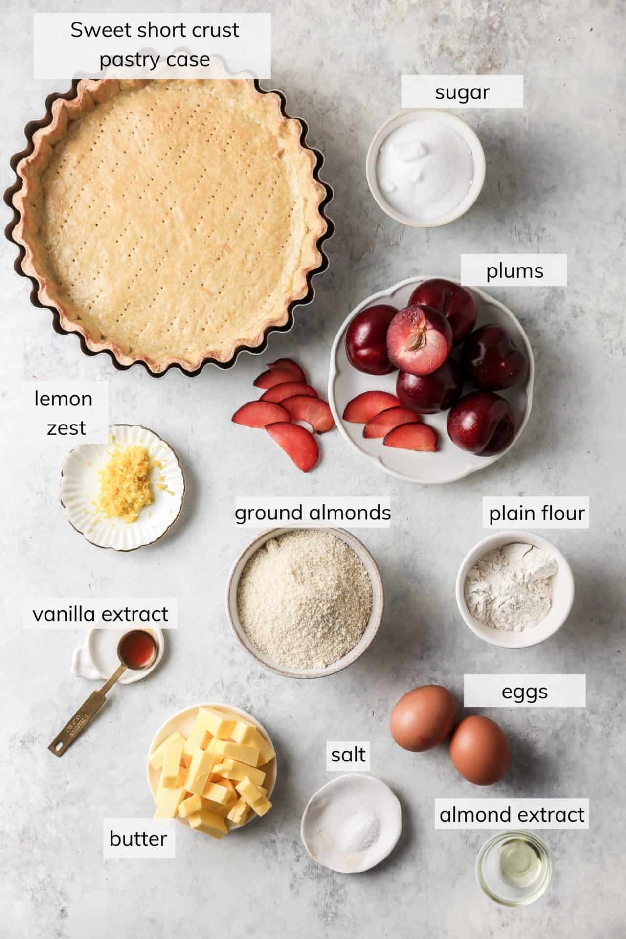Plum Frangipane Tart | Emma Duckworth Bakes