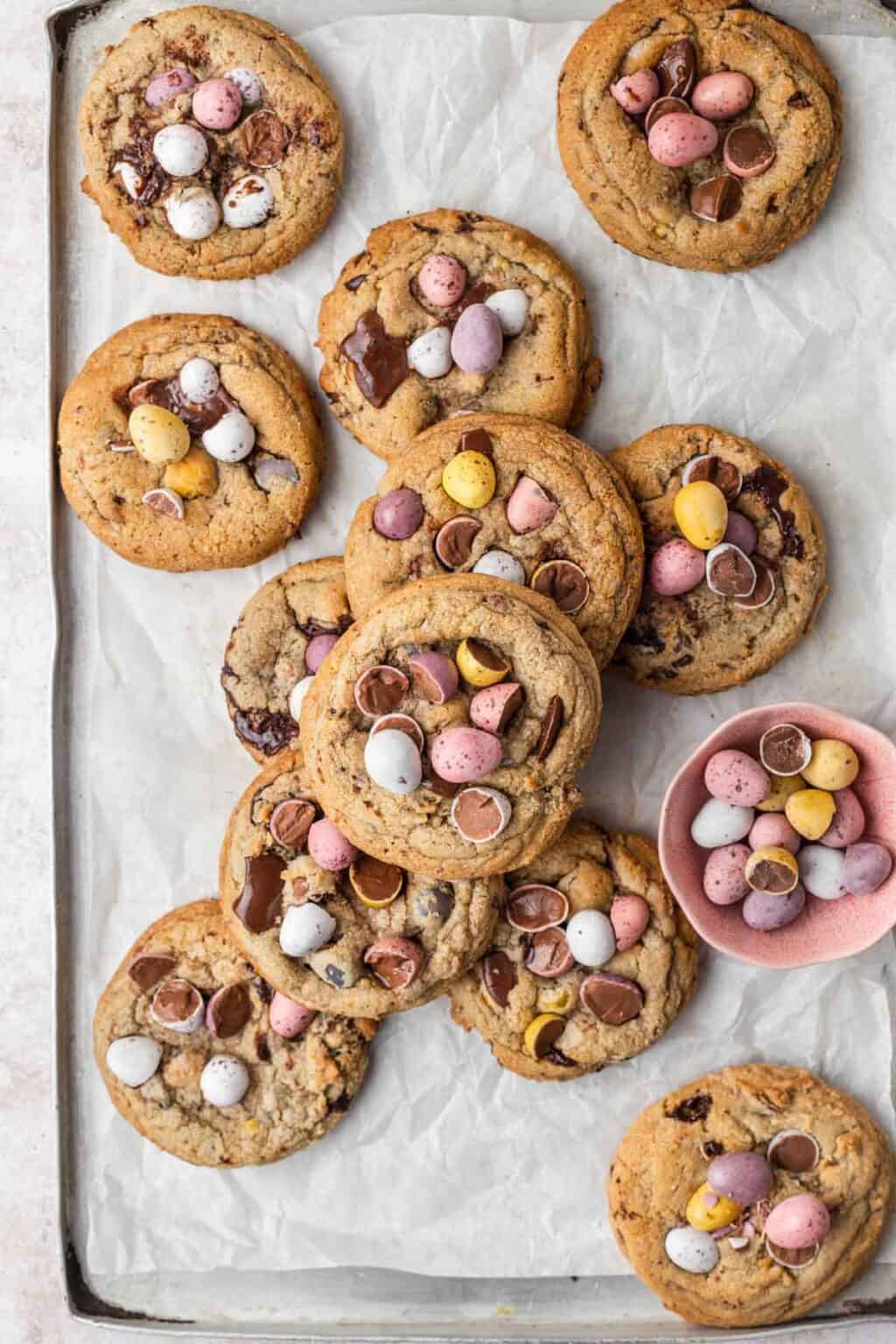 Easter Mini Egg Cookies | Emma Duckworth Bakes