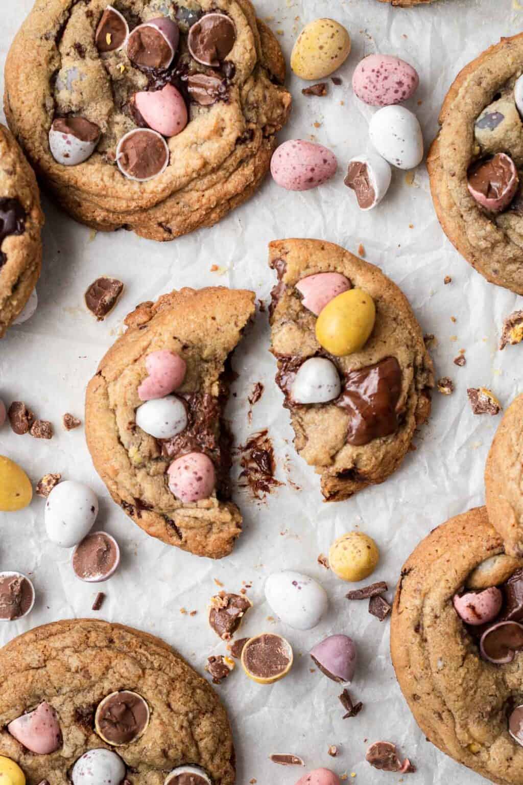Easter Mini Egg Cookies | Emma Duckworth Bakes