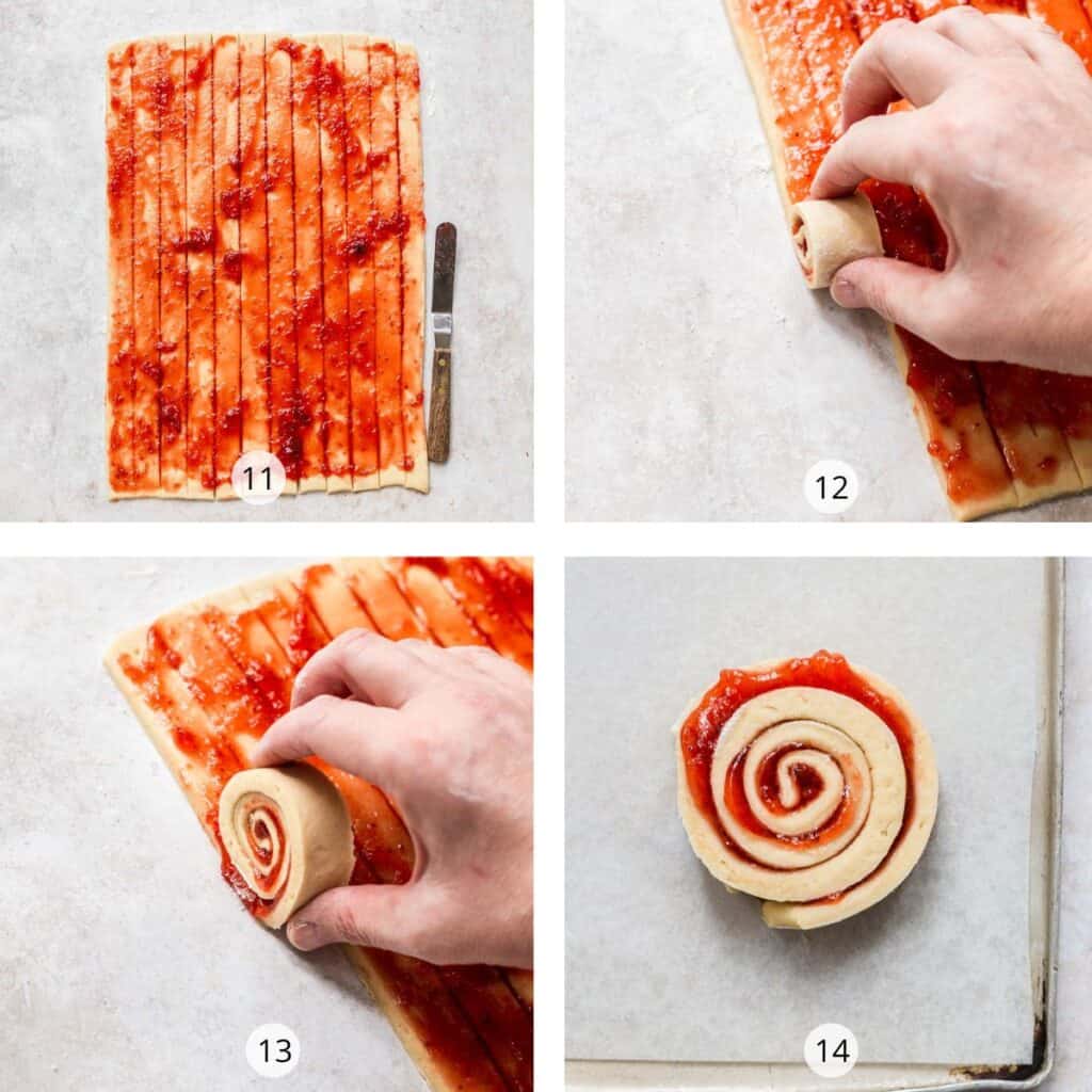 Strawberry Donut Rolls Recipe | Emma Duckworth Bakes