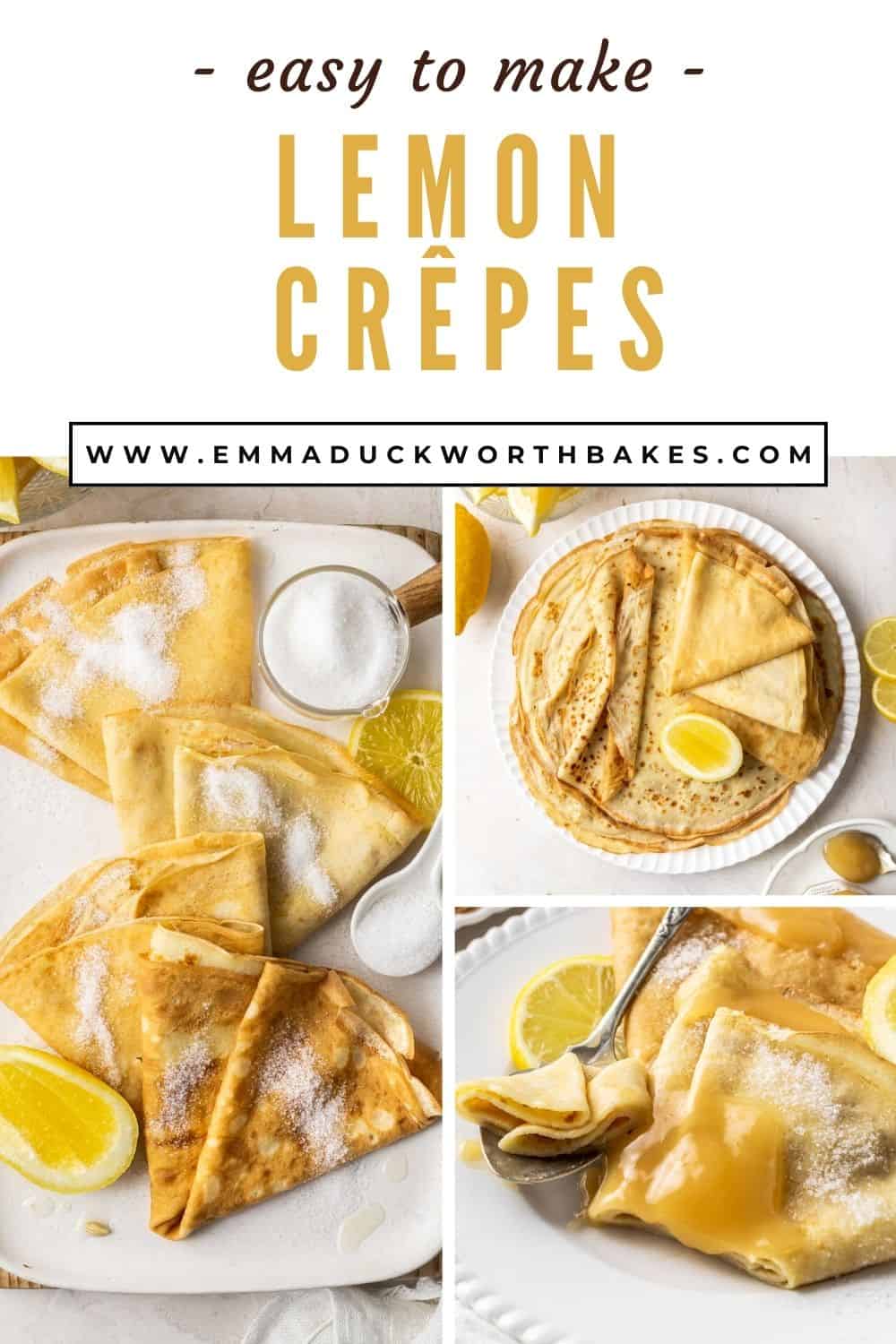French Lemon Crêpes (Step by Step) | Emma Duckworth Bakes