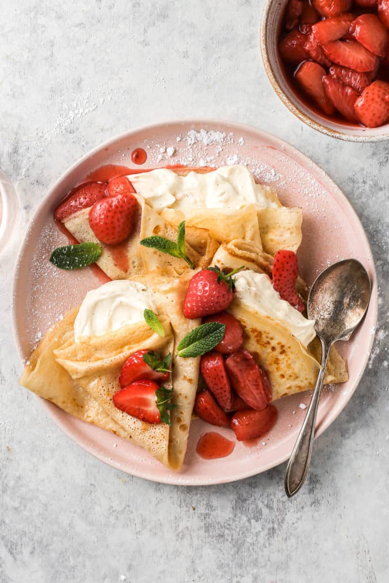 Easy Strawberry Crêpes (Process Images) | Emma Duckworth Bakes