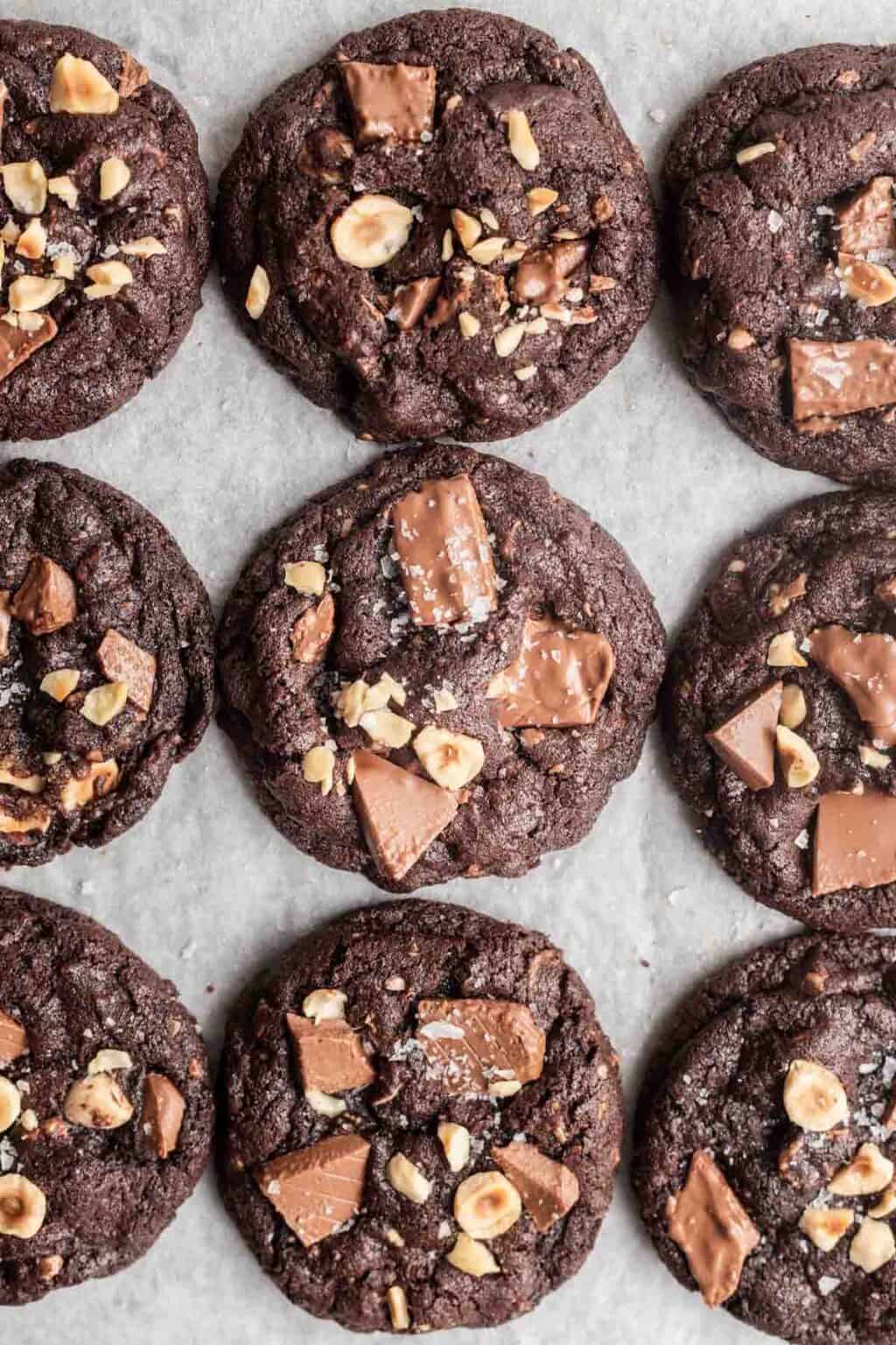 Double Chocolate Hazelnut Cookies | Emma Duckworth Bakes