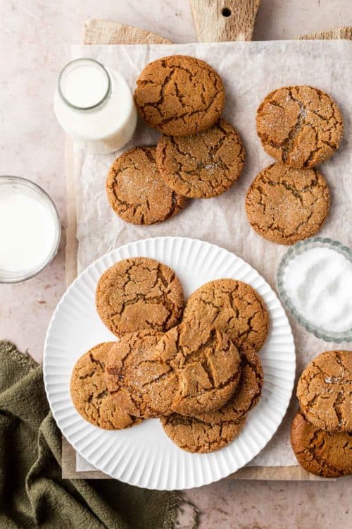 Easy Ginger Snap Cookies (Gingernut biscuits) | Emma Duckworth Bakes