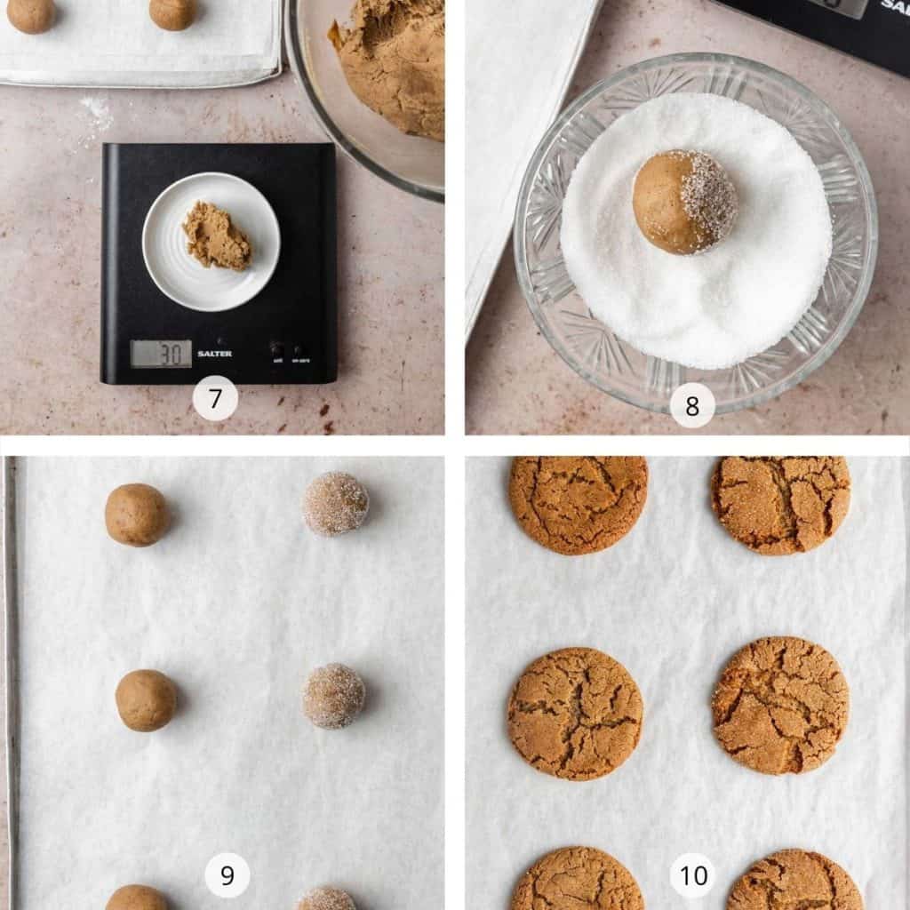 Easy Ginger Snap Cookies (Gingernut biscuits) | Emma Duckworth Bakes