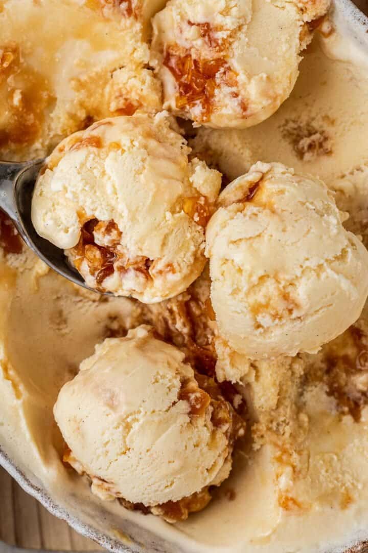 Homemade Crème Brûlée Ice Cream | Emma Duckworth Bakes