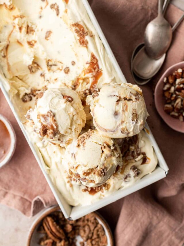 Pecan Praline And Cream Ice Cream Emma Duckworth Bakes