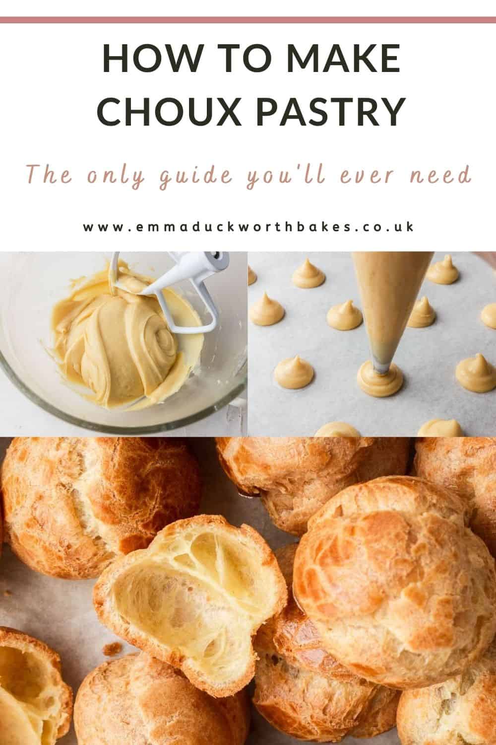 How To Make Choux Pastry (Pâte à Choux) | Emma Duckworth Bakes