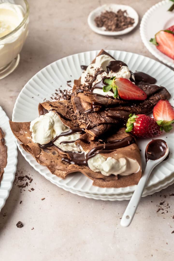 Easy Chocolate Crêpes | Emma Duckworth Bakes