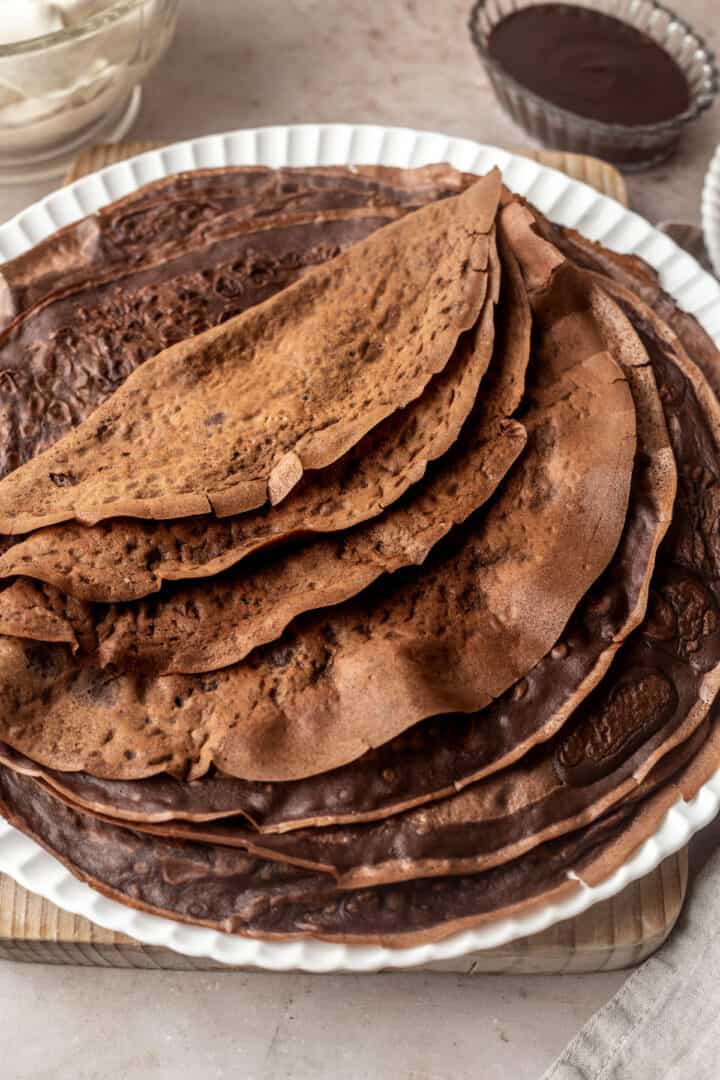 Easy Chocolate Crêpes | Emma Duckworth Bakes
