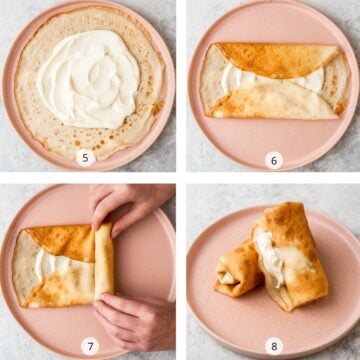 How to Fold Crêpes (8 Easy Ways) | Emma Duckworth Bakes
