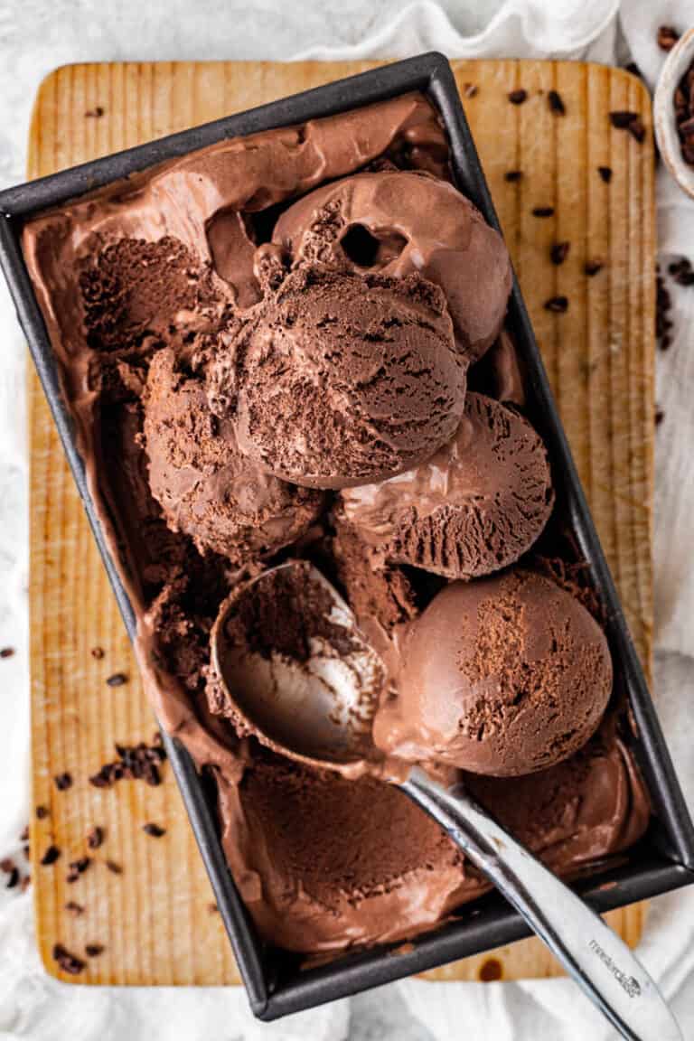 The Best Dark Chocolate Gelato Recipe | Emma Duckworth Bakes