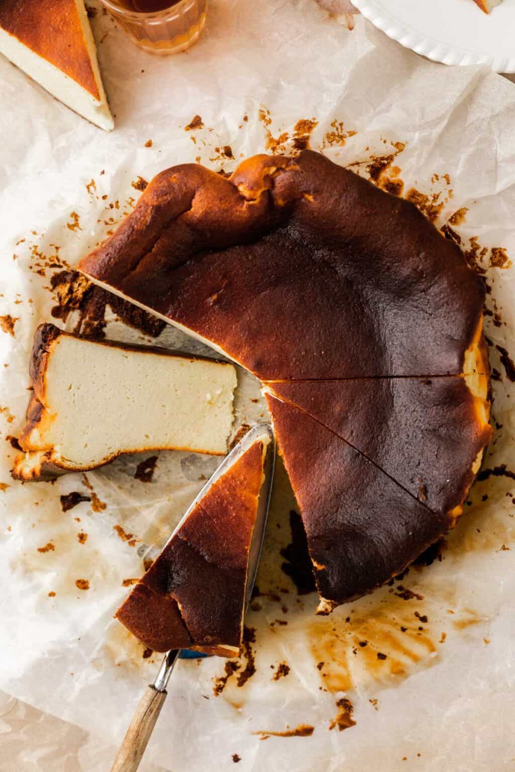 San Sebastian Cheesecake (Burnt-Basque) | Emma Duckworth Bakes