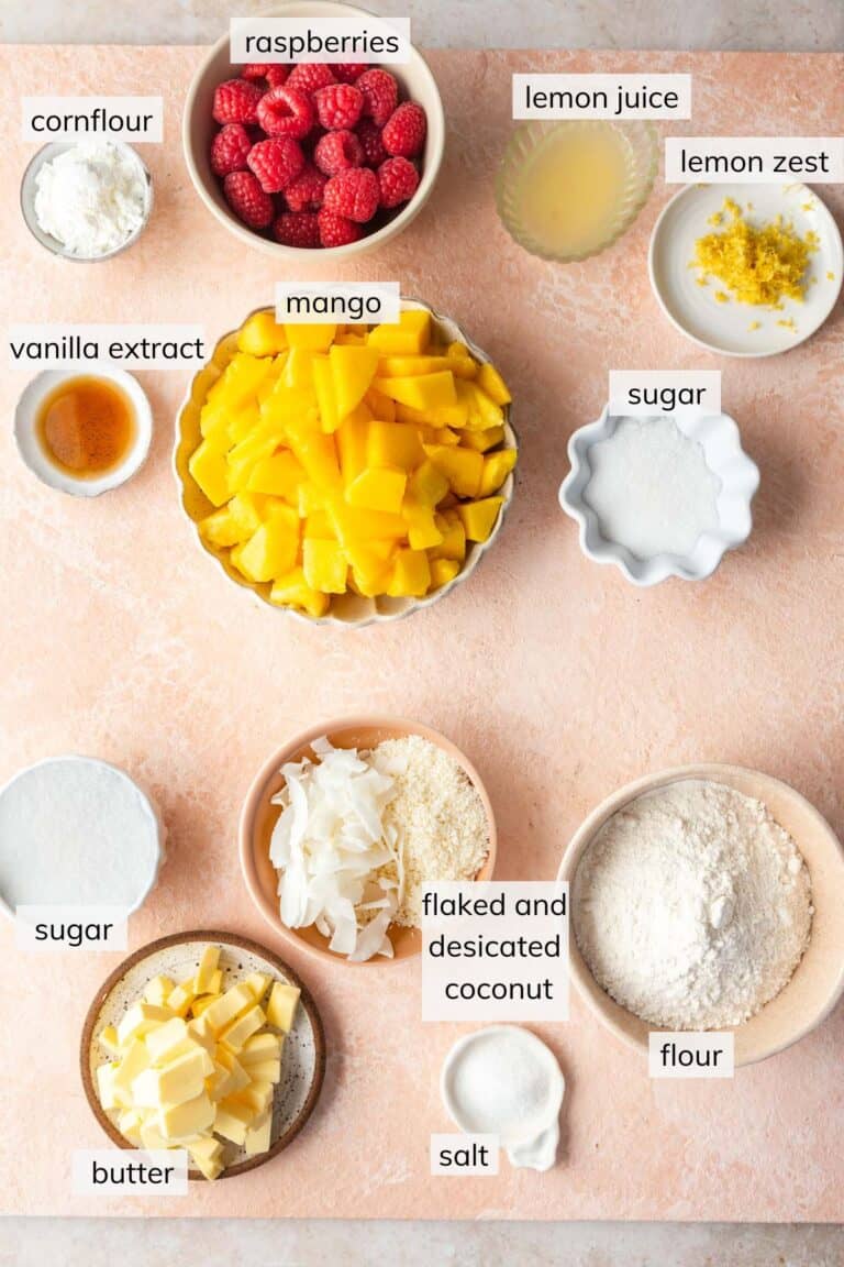 Mango Coconut Crumble | Emma Duckworth Bakes