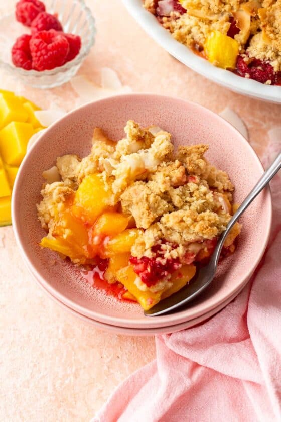 Mango Coconut Crumble | Emma Duckworth Bakes