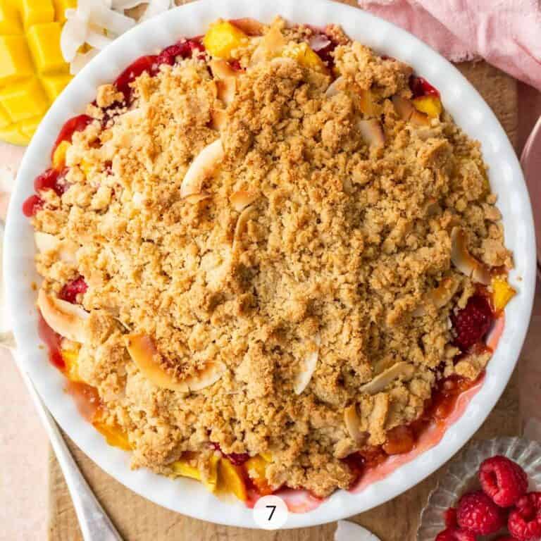 Mango Coconut Crumble | Emma Duckworth Bakes