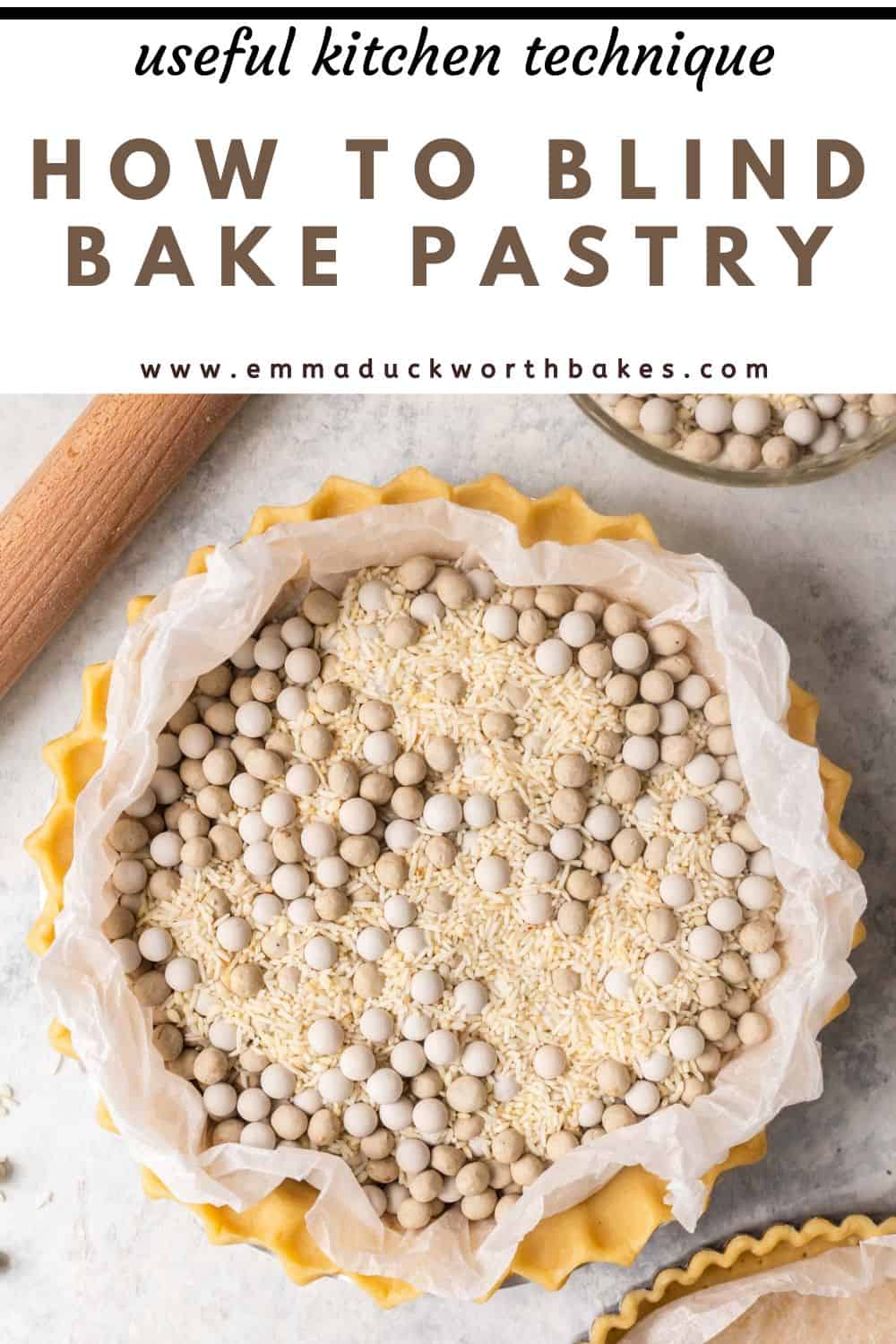 How To Blind Bake Pastry (Pie Crust) | Emma Duckworth Bakes