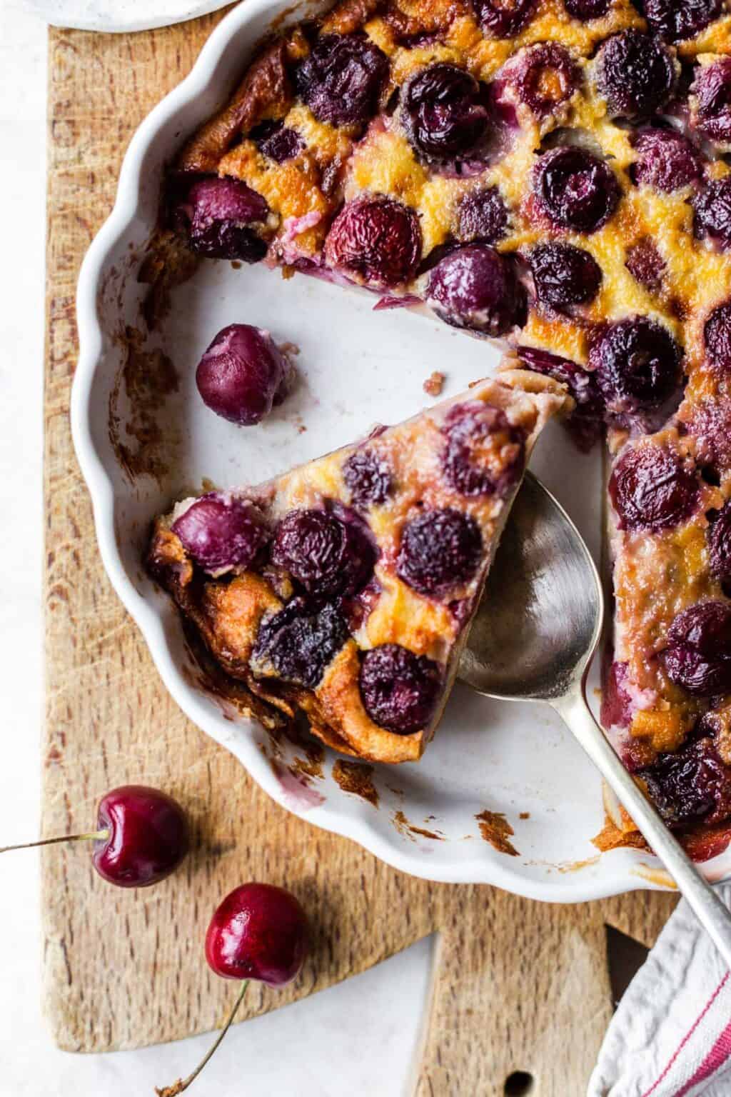 Classic French Cherry Clafoutis | Emma Duckworth Bakes