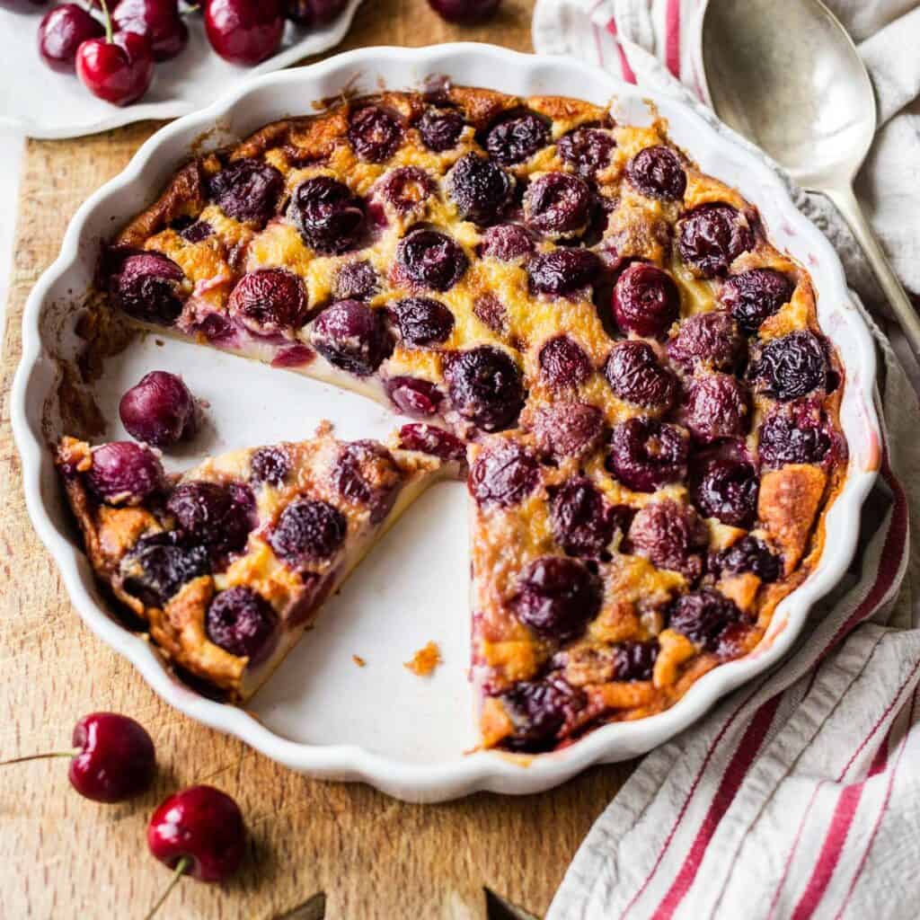 Classic French Cherry Clafoutis | Emma Duckworth Bakes